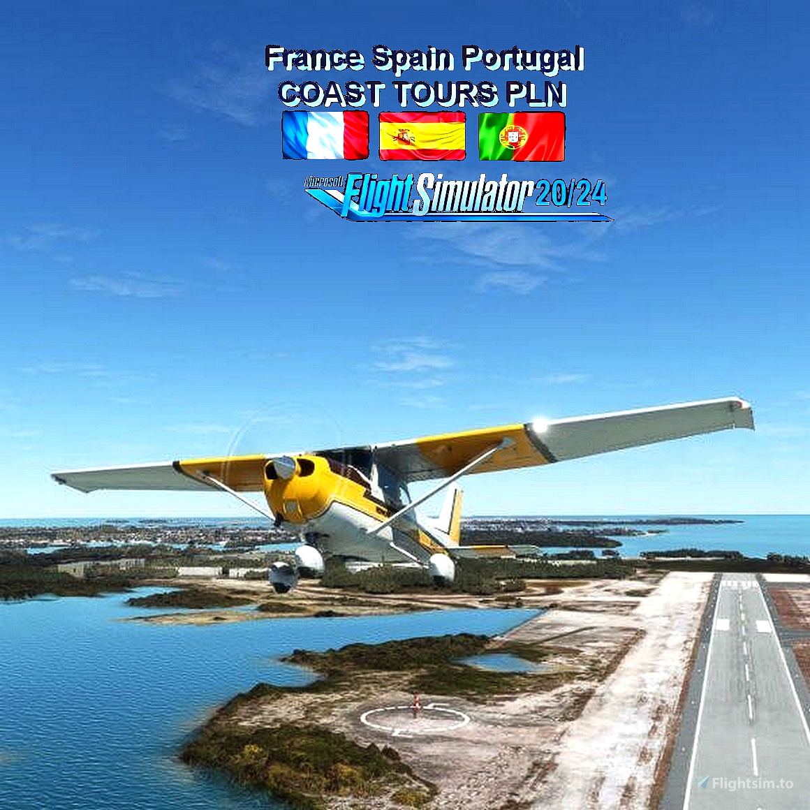 COAST TOURS PLN - Update msfs 20/24 for Microsoft Flight Simulator | MSFS