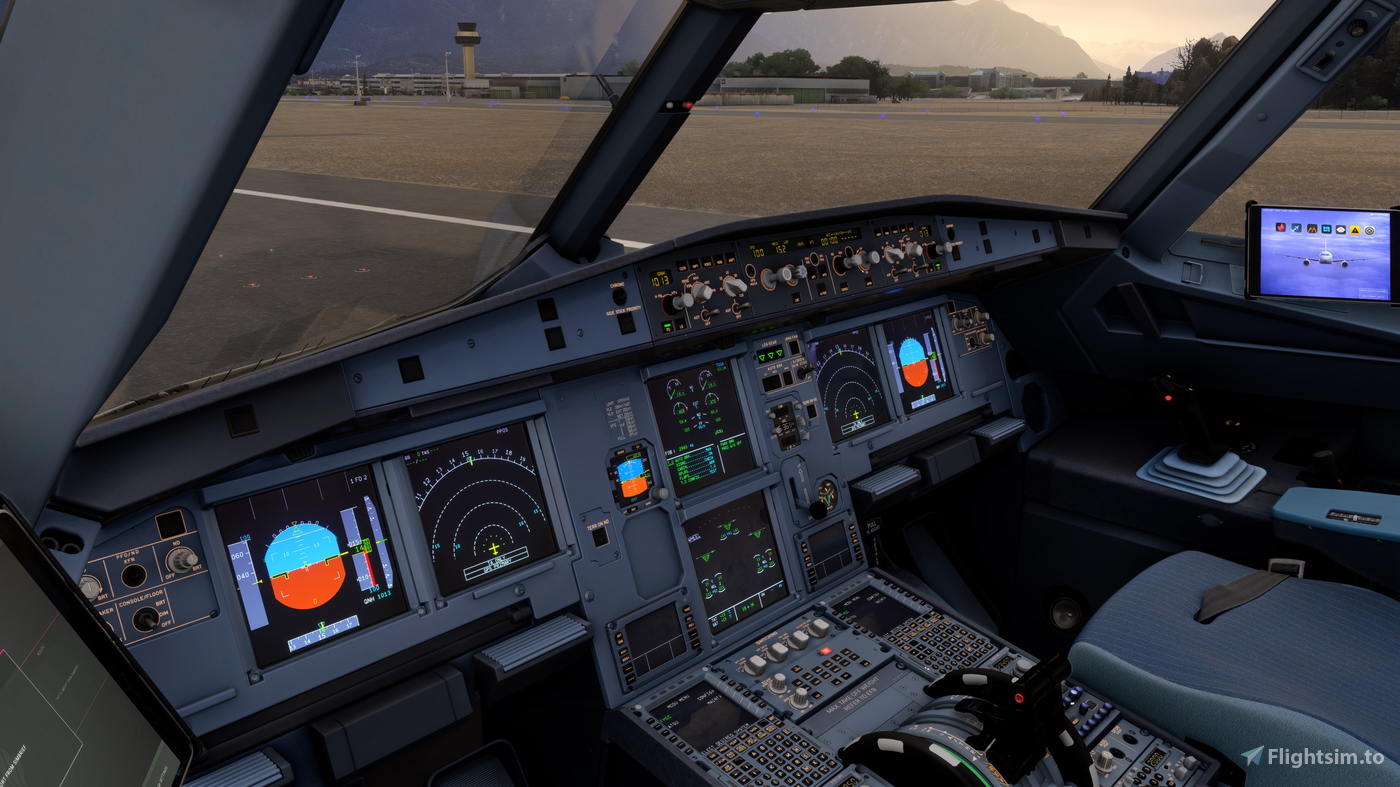 Fenix Clean Cockpit // A319 A320 A321 (Remastered) for Microsoft Flight Simulator | MSFS