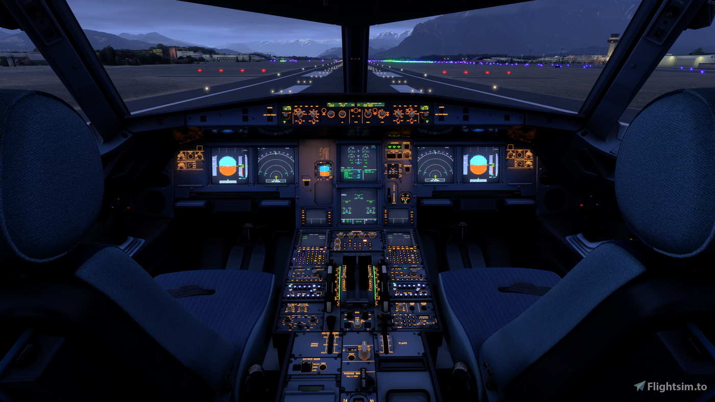 Fenix Clean Cockpit // A319 A320 A321 (Remastered) for Microsoft Flight Simulator | MSFS