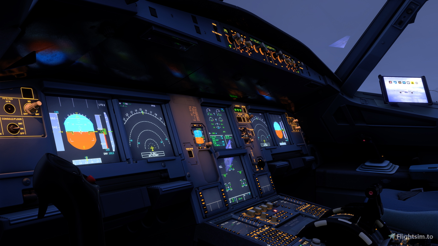 Fenix Clean Cockpit // A319 A320 A321 (Remastered) for Microsoft Flight ...