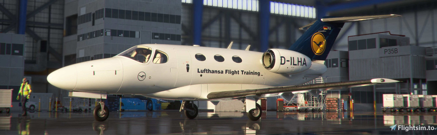 Cockspur C510 Mustang | Lufthansa Flight Training | D-ILHA (fictional ...