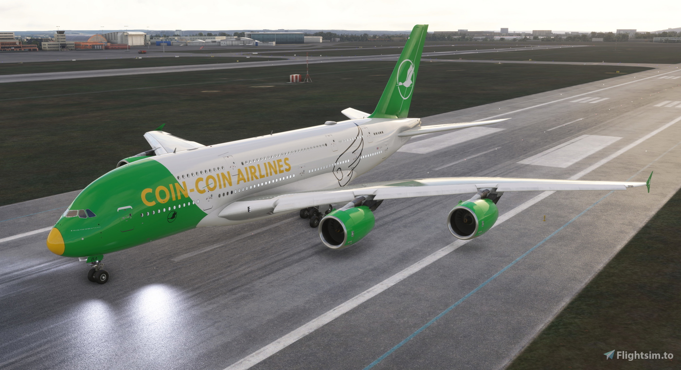 Coin Coin Airlines [F-ACBA] FBW A380X Clean and Dirty für Microsoft ...