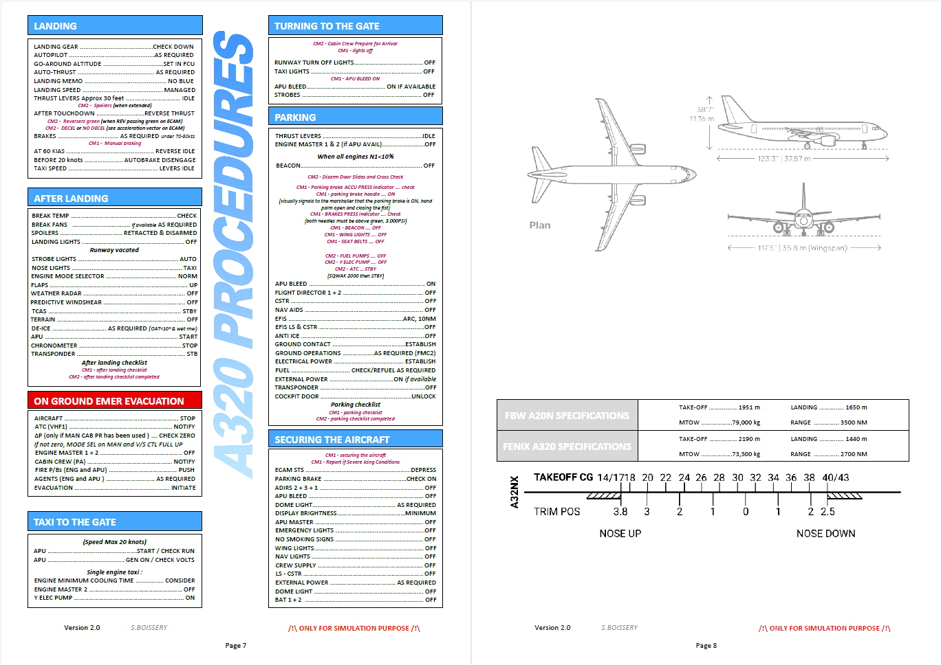 Complete A320 Neo & Fenix Procedures for Microsoft Flight Simulator | Feed