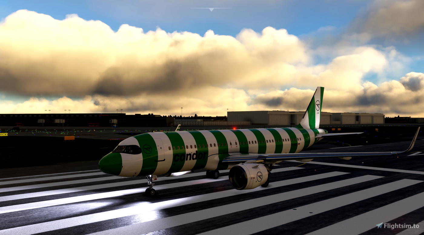 Threads - [A32NX] Condor A320Neo, green with cockpit mask for Microsoft ...