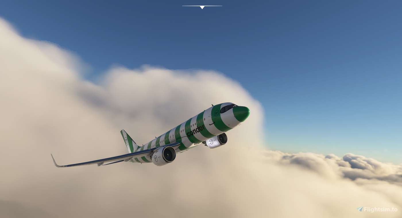 [A32NX] Condor A320Neo, green with cockpit mask 对于 Microsoft Flight ...