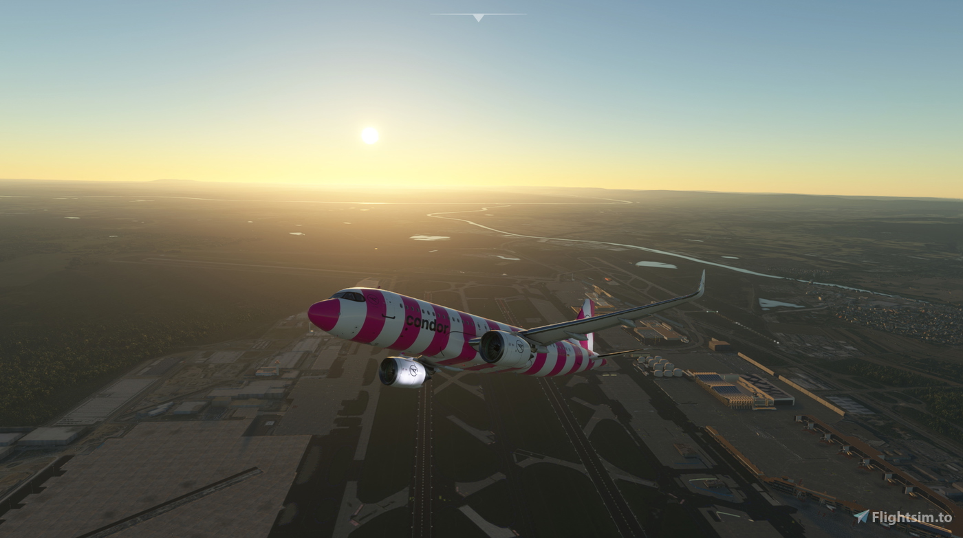 [A32NX] Condor A320Neo Pink D-AICS pour Microsoft Flight Simulator | MSFS