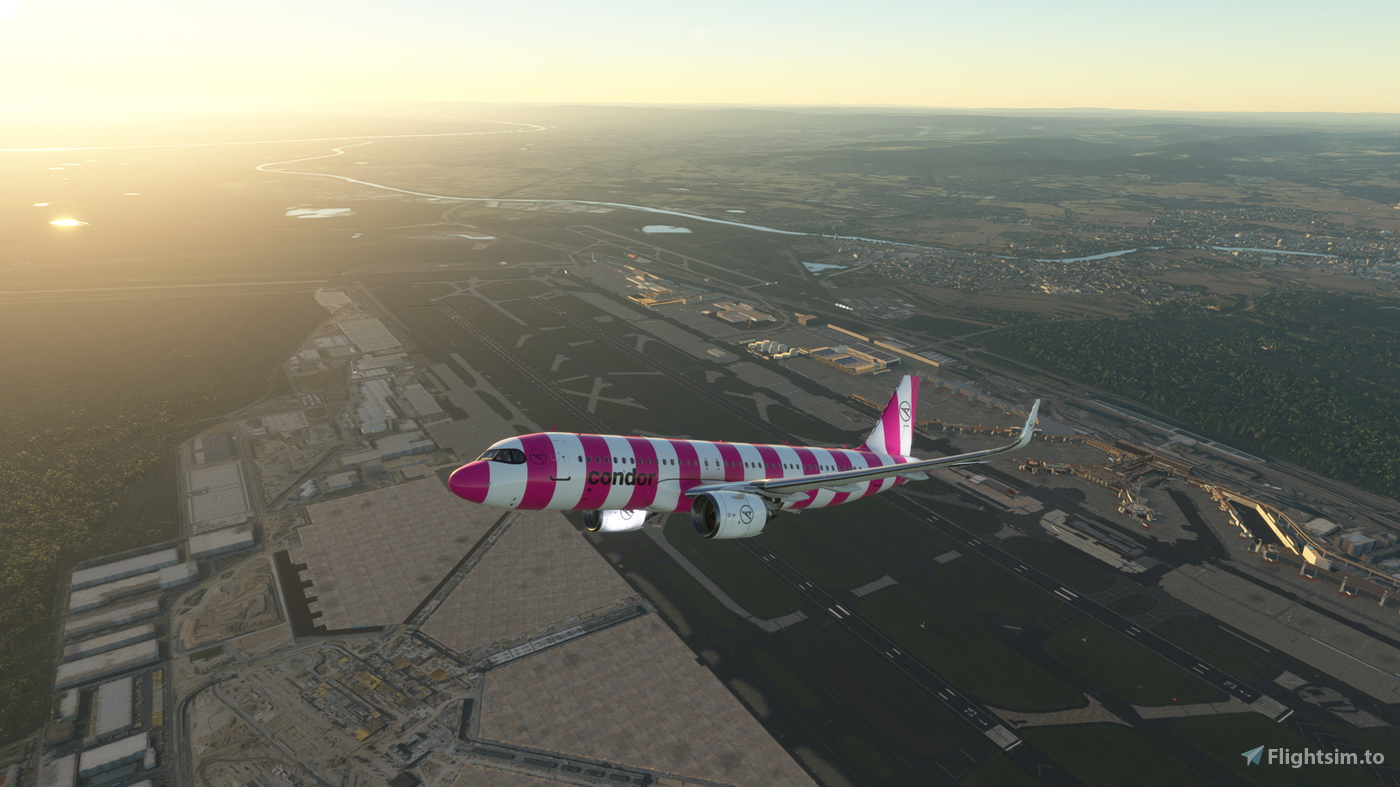 [A32NX] Condor A320Neo Pink D-AICS for Microsoft Flight Simulator | MSFS