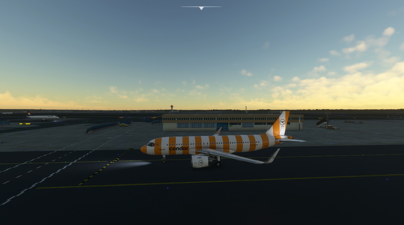 [A32NX] Condor A320Neo, yellow with cockpit mask for Microsoft Flight ...