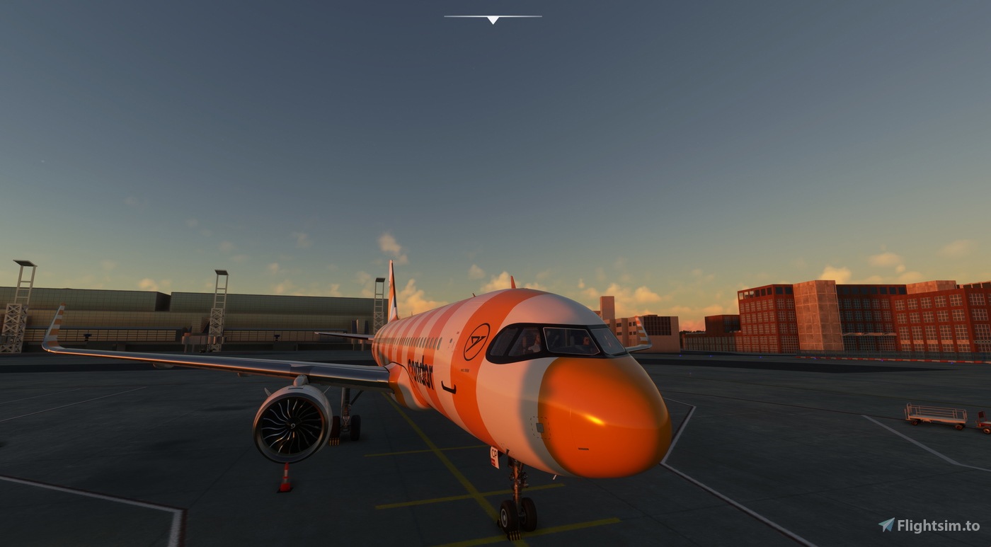 [A32NX] Condor A320Neo, yellow with cockpit mask pour Microsoft Flight ...