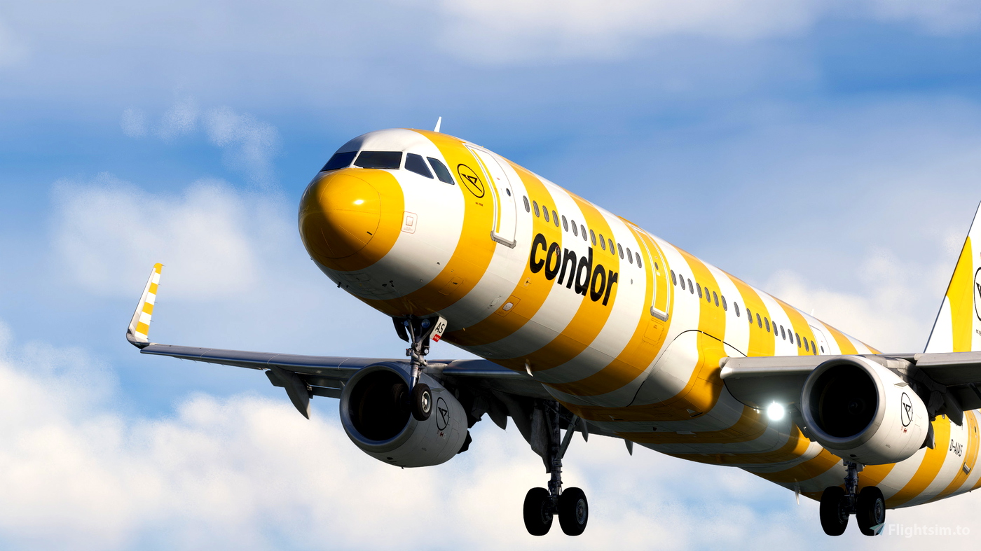 Condor (D-AIAS, "Sunshine") - Fenix A321 for Microsoft Flight Simulator | Feed