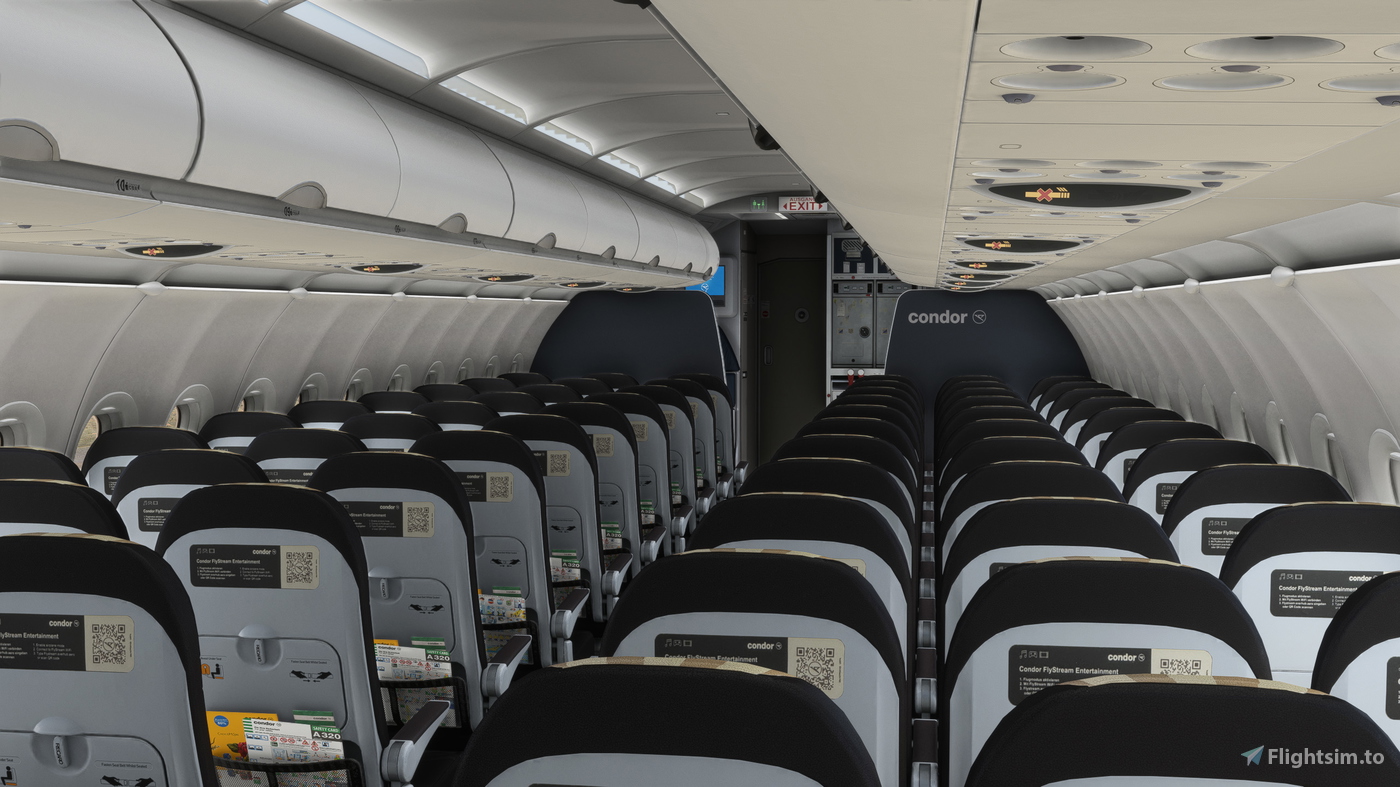 Condor [Pack] w/Cabin Fenixsim A320 [8K+4K] V2 for Microsoft Flight ...
