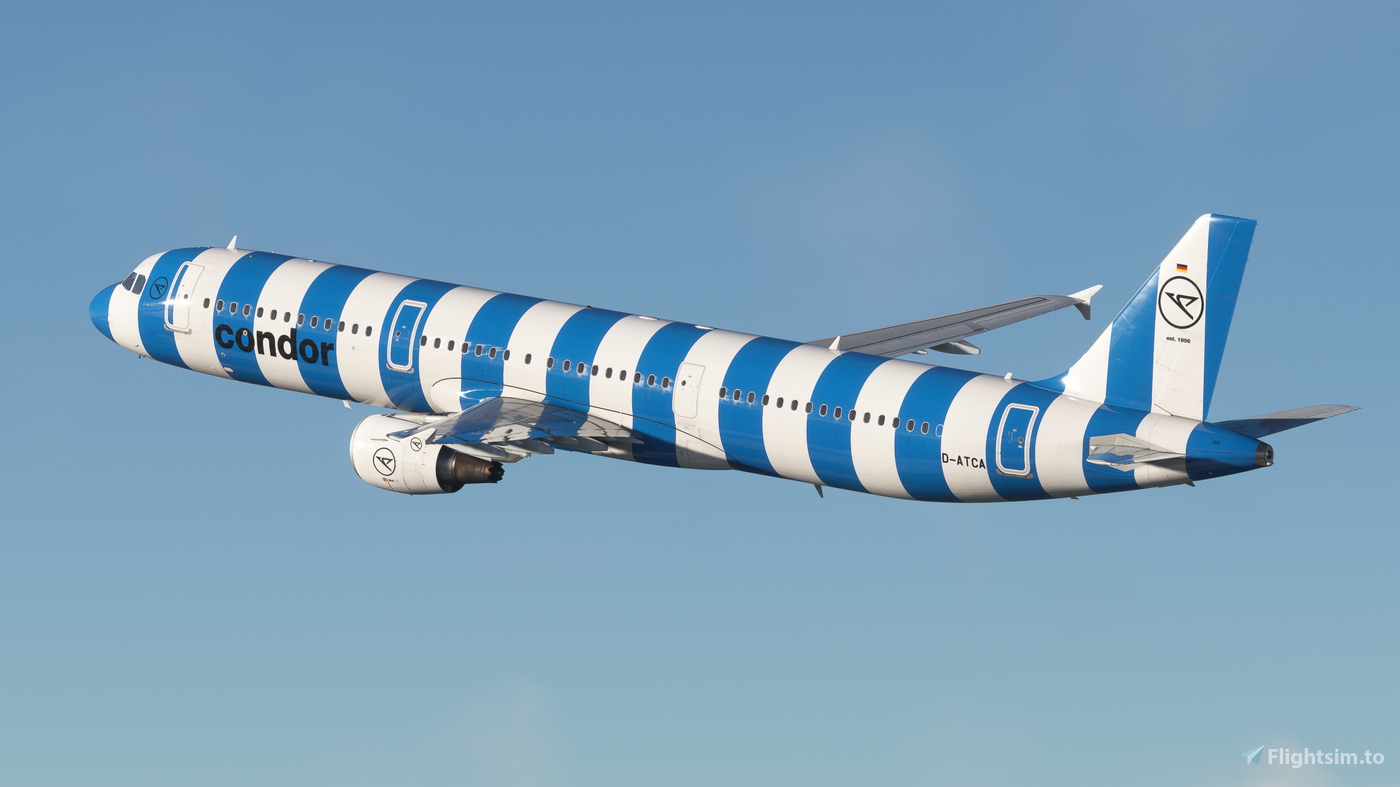 Condor [D-ATCA] w/Cabin Fenixsim A321 [8K+4K] pro Microsoft Flight ...