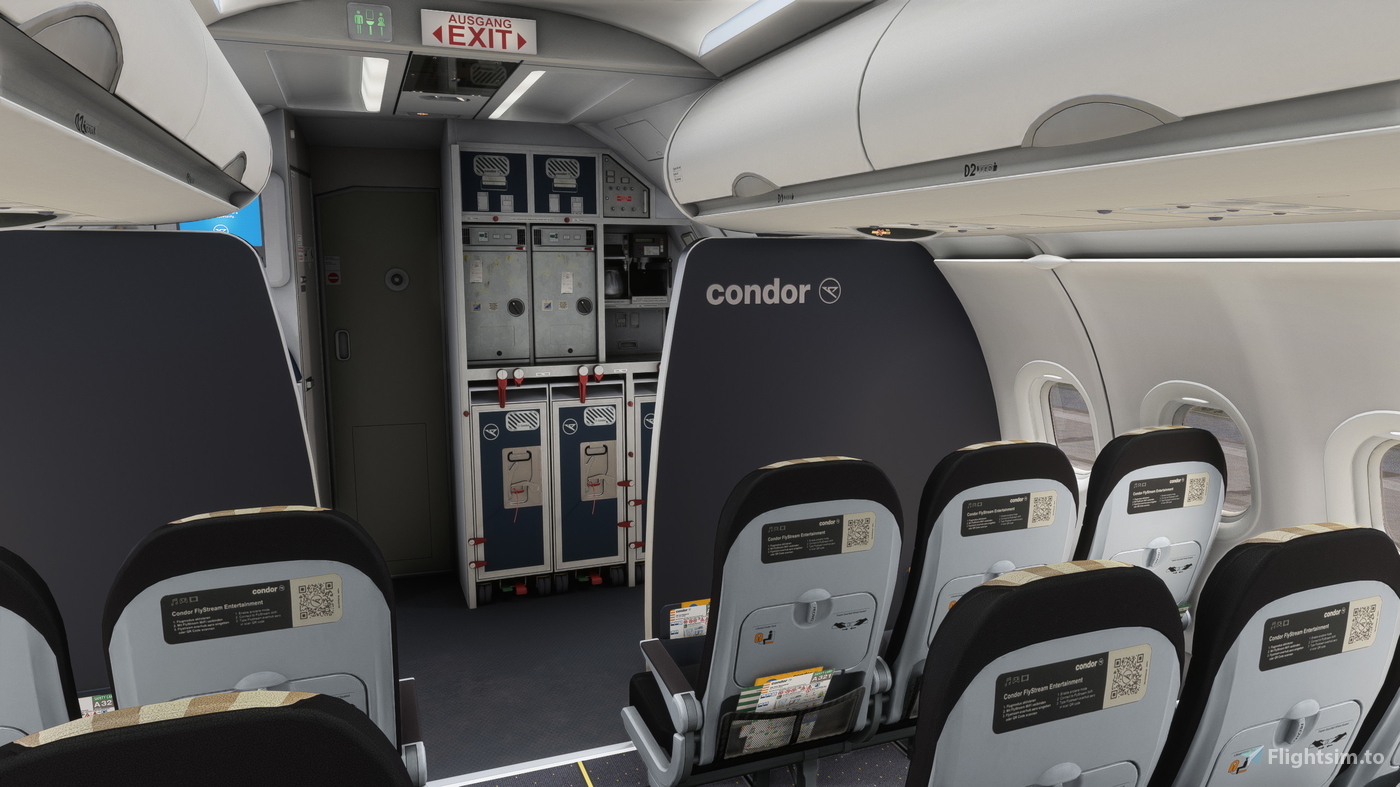 Condor [D-ATCA] w/Cabin Fenixsim A321 [8K+4K] for Microsoft Flight ...