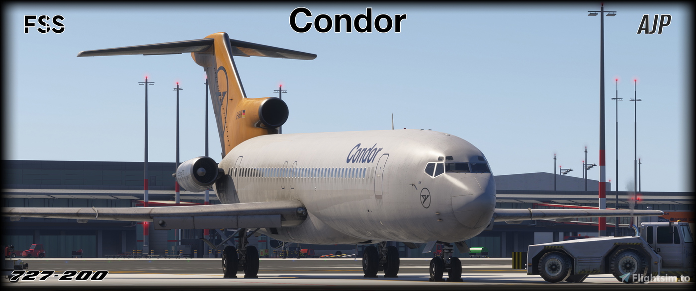 Condor Flugdienst - Grey - D-ABKK - Boeing 727-200 voor Microsoft ...