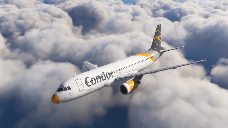 Condor Flugdienst D-AICR 8K + 4K w/ NEW Condor Cabin FENIX V2 A320 ...