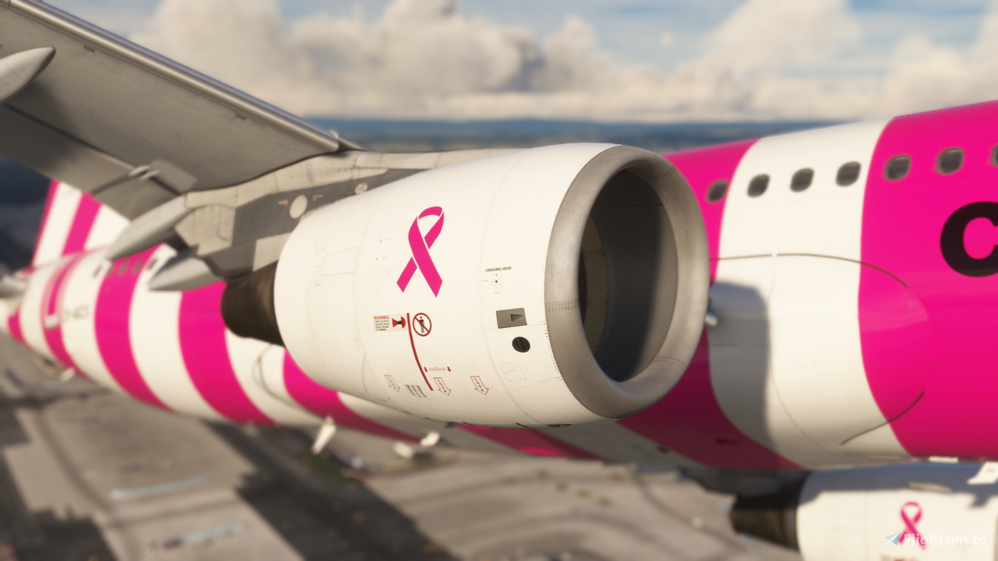 BFU READY! Condor Flugdienst D-AICS PINK EDITION 8K + 4K w/ Cabin FENIX ...