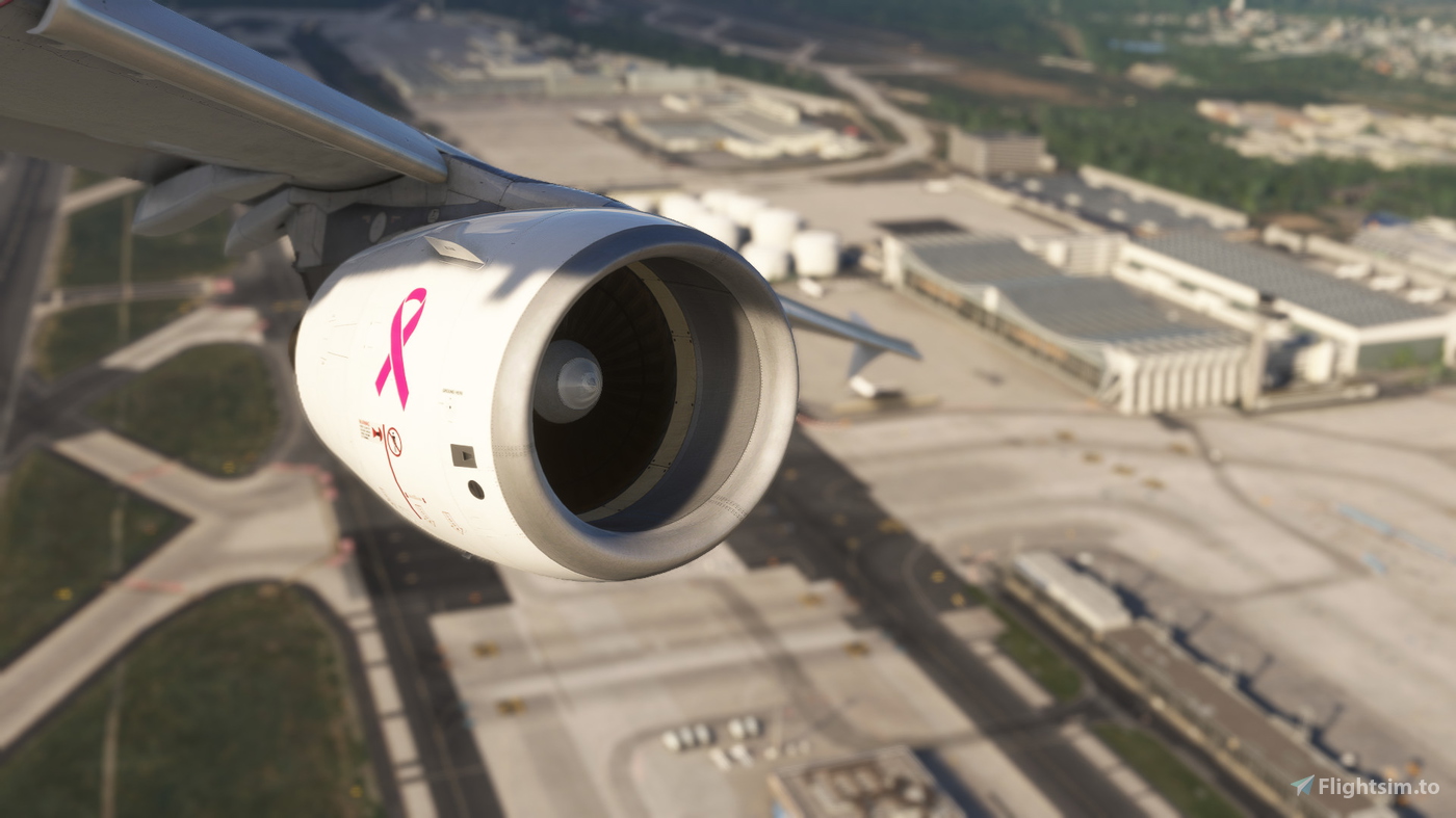 BFU READY! Condor Flugdienst D-AICS PINK EDITION 8K + 4K w/ Cabin FENIX ...