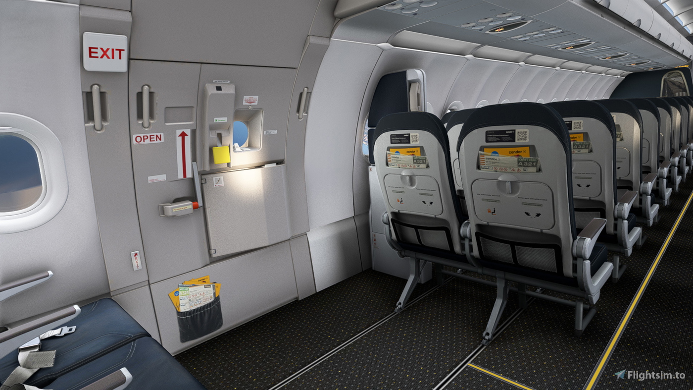 Condor Flugdienst D-ATCA FENIX A321 8K + 4K w/ custom Cabin [ULTRA ...