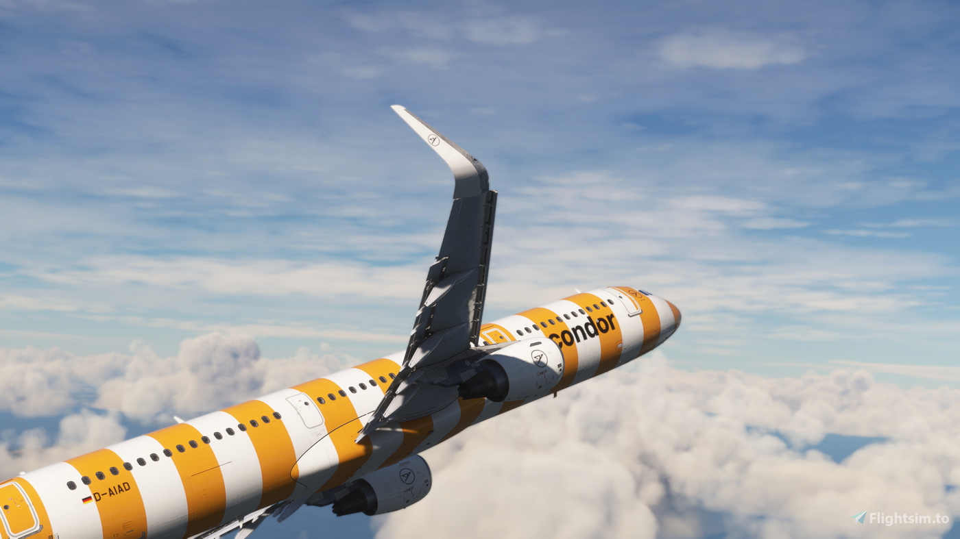 BFU READY! Condor Flugdienst Fleetpack FENIX A321-SL 8K + 4K w/ custom Cabins | Ultra Realism ...