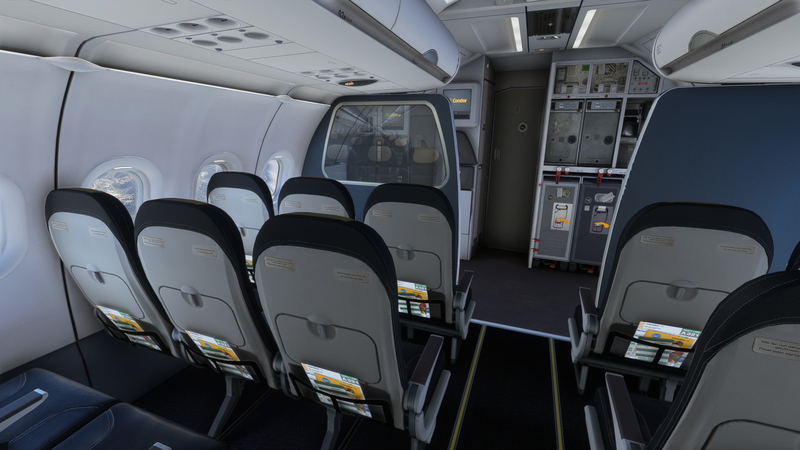 BFU READY! Condor Flugdienst Fleetpack FENIX A321-SL 8K + 4K w/ custom Cabins | Ultra Realism ...
