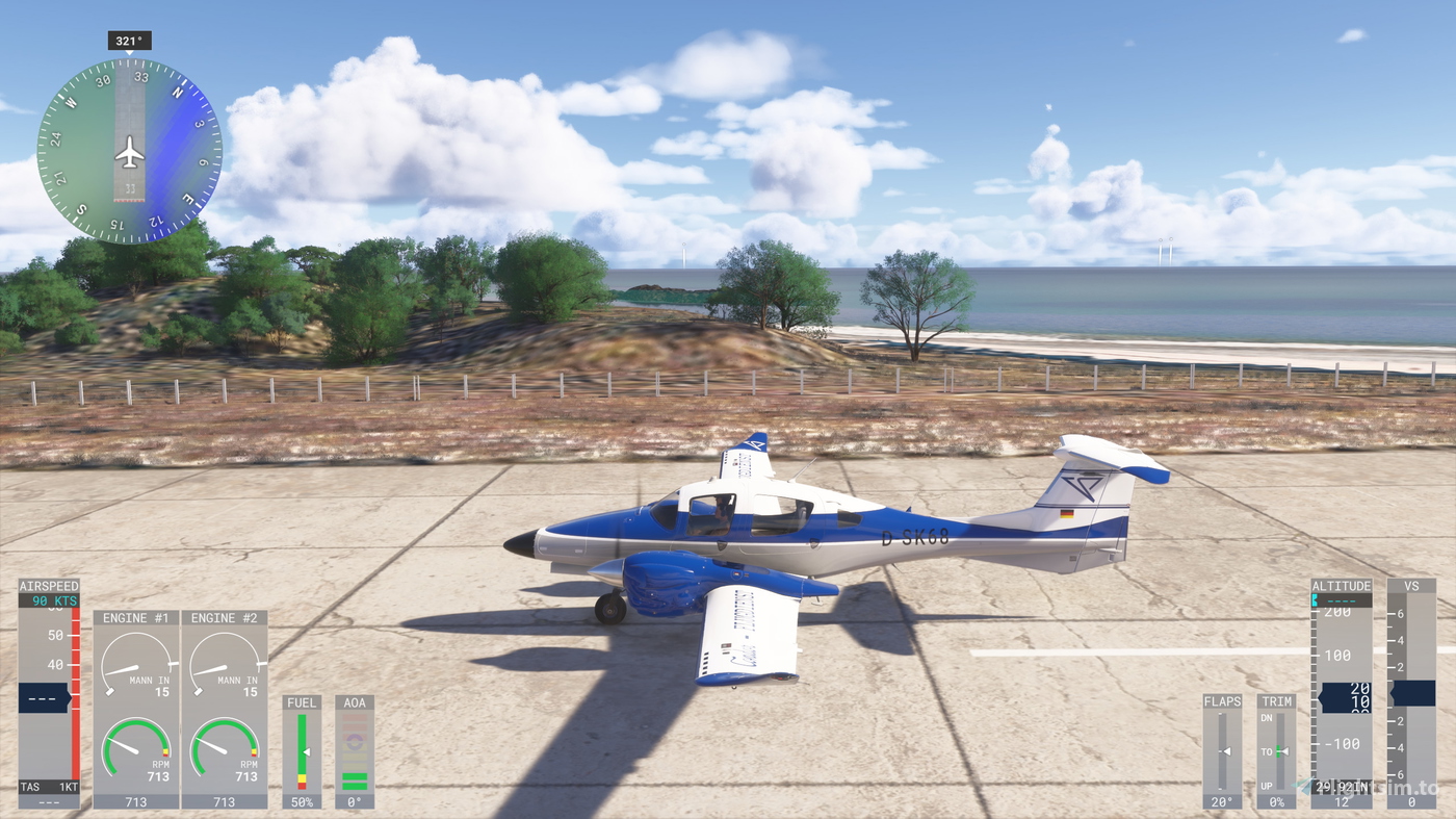 Condor Retro Livery for the Diamond DA62 mod of MrTommymxr for ...