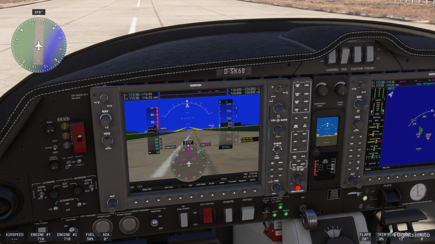 Condor Retro Livery from the 60s for the Diamond DA62 mod of MrTommymxr ...