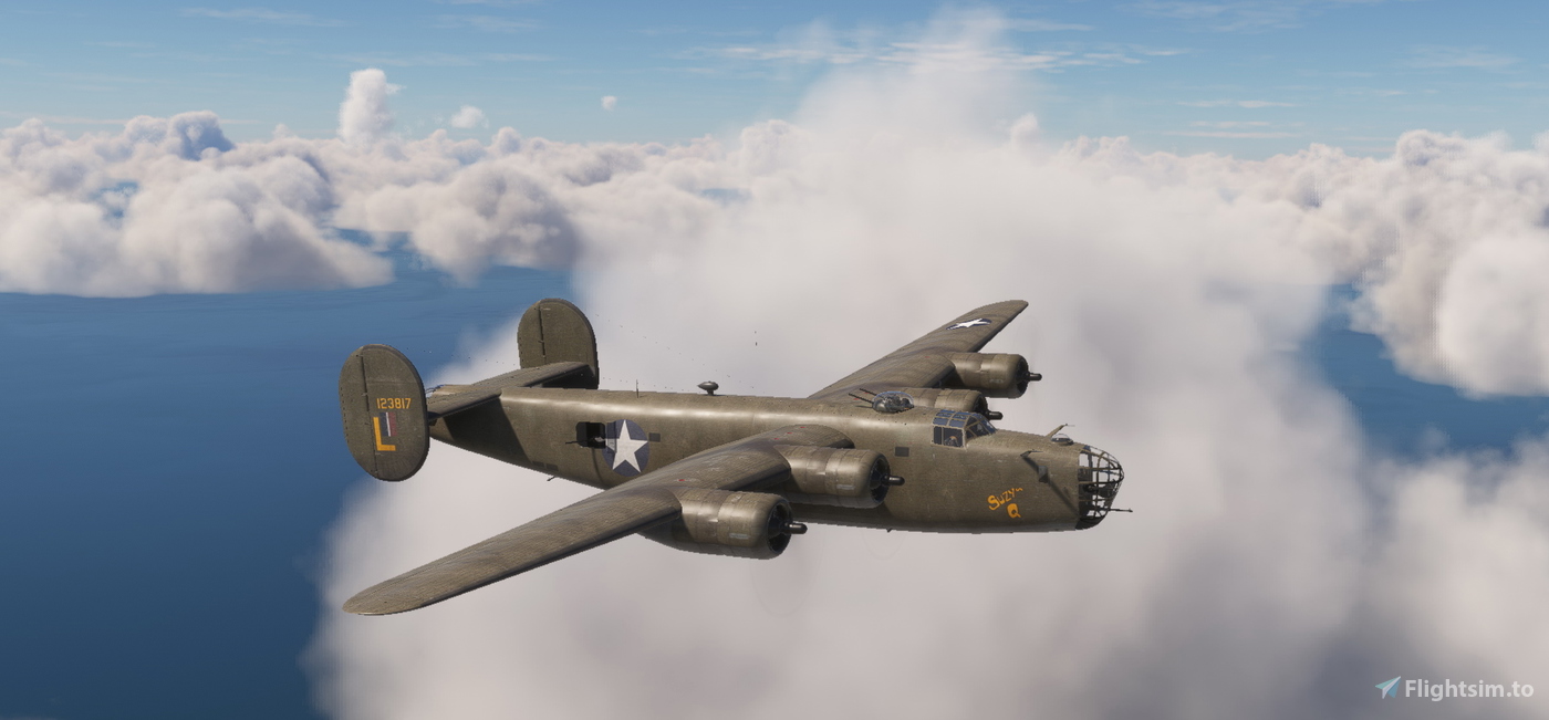 Consolidated B-24 Liberator 44th BG "Suzy Q" for Microsoft Flight ...