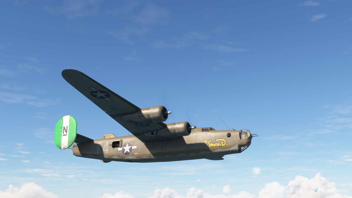 Consolidated B-24 Liberator 489th BG "Sharon D" para Microsoft Flight ...