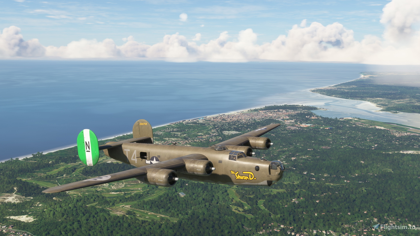 Consolidated B-24 Liberator 489th BG "Sharon D" für Microsoft Flight ...