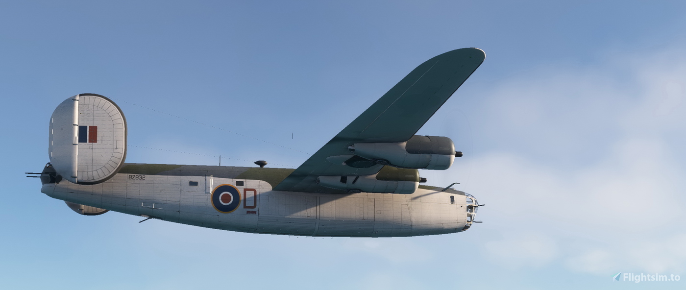 Consolidated B-24 Liberator RAF Coastal Command BZ832/D F/O Trigg VC ...