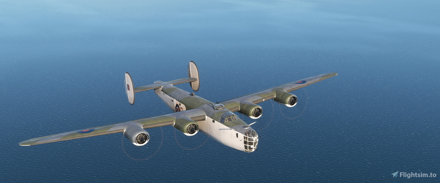 Consolidated B-24 Liberator RAF Coastal Command BZ832/D F/O Trigg VC ...