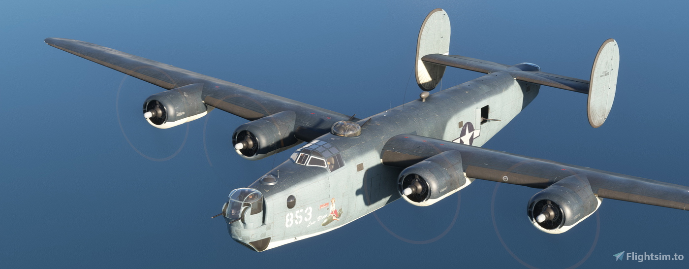Consolidated B-24 Liberator US Navy #853 "Low Blow" para Microsoft ...