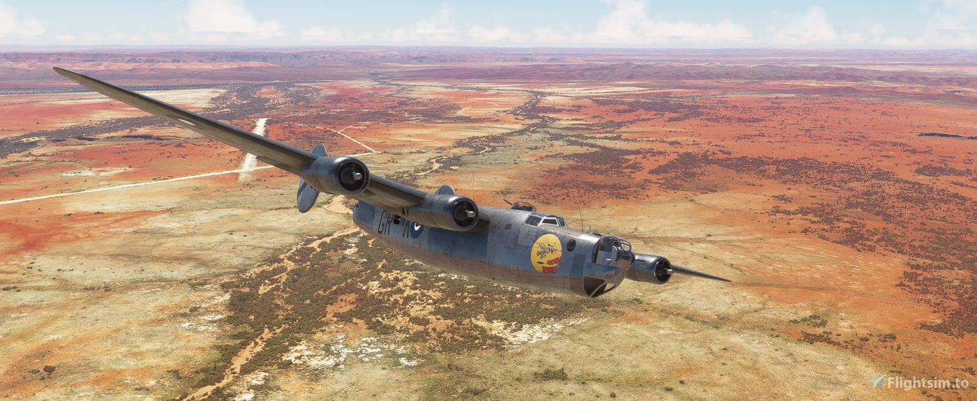 Consolidated B-24 RAAF 24 Sqn "Northern Terrier" voor Microsoft Flight ...