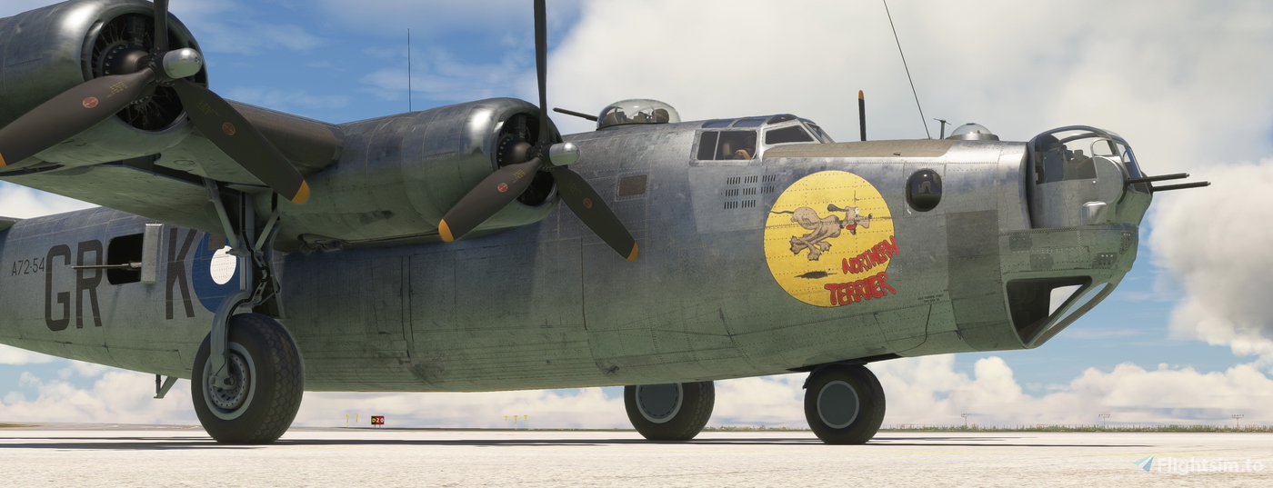 Consolidated B-24 RAAF 24 Sqn "Northern Terrier" for Microsoft Flight ...