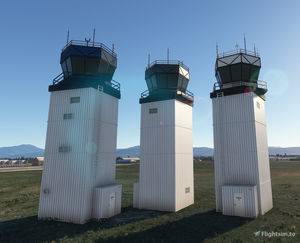 Control Tower Scenery Object Library für Microsoft Flight Simulator | MSFS