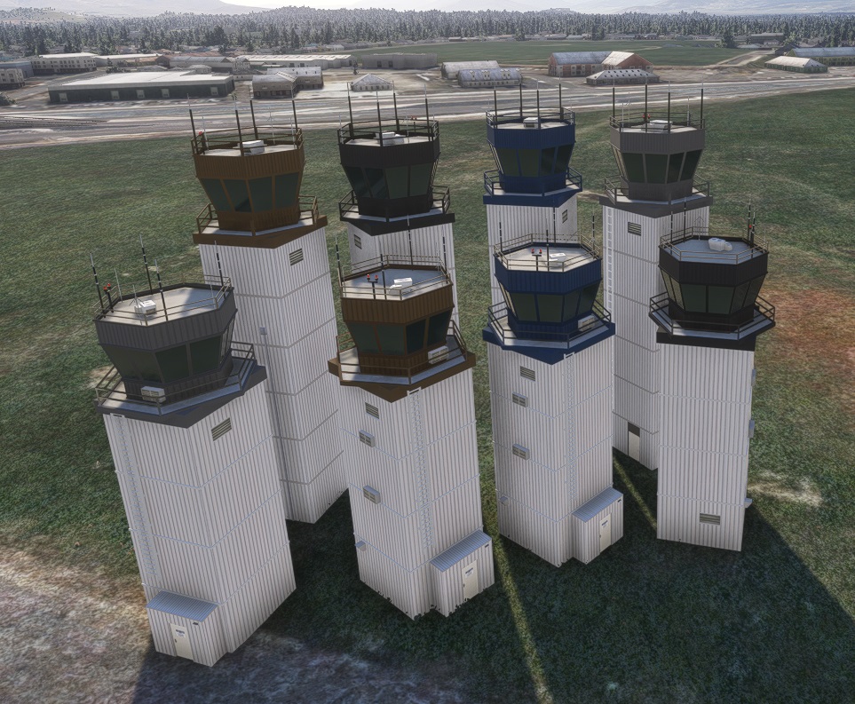 Control Tower Scenery Object Library for Microsoft Flight Simulator | MSFS