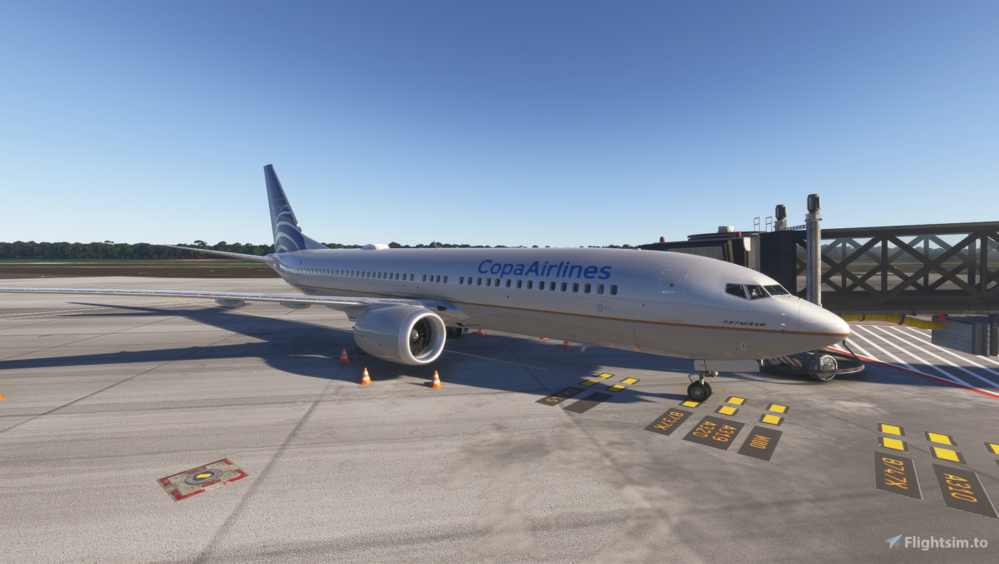 Copa Airlines | HP-9801CMP | Asobo Boeing 737 Max 8 | 4k para Microsoft ...
