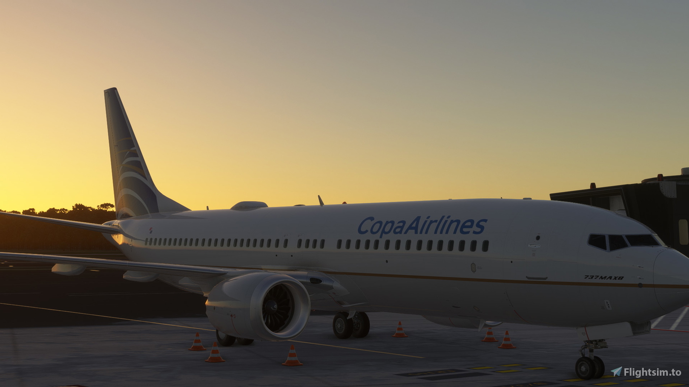 Copa Airlines | HP-9801CMP | Asobo Boeing 737 Max 8 | 4k pour Microsoft ...