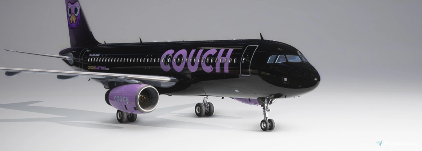 CouchCaptains A320 fenix livery pack1 for Microsoft Flight Simulator | MSFS
