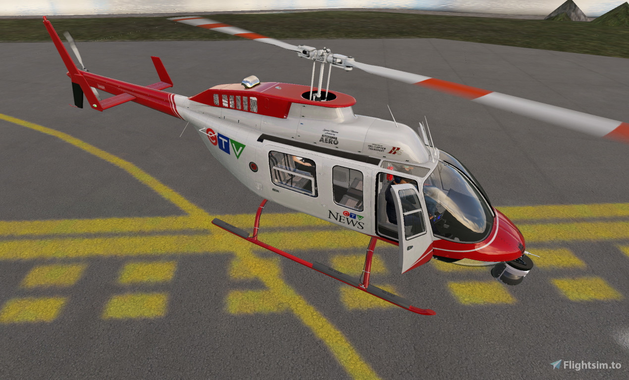 CowanSim Bell 206 LongRanger Livery - CTV News Chopper - Toronto | C ...