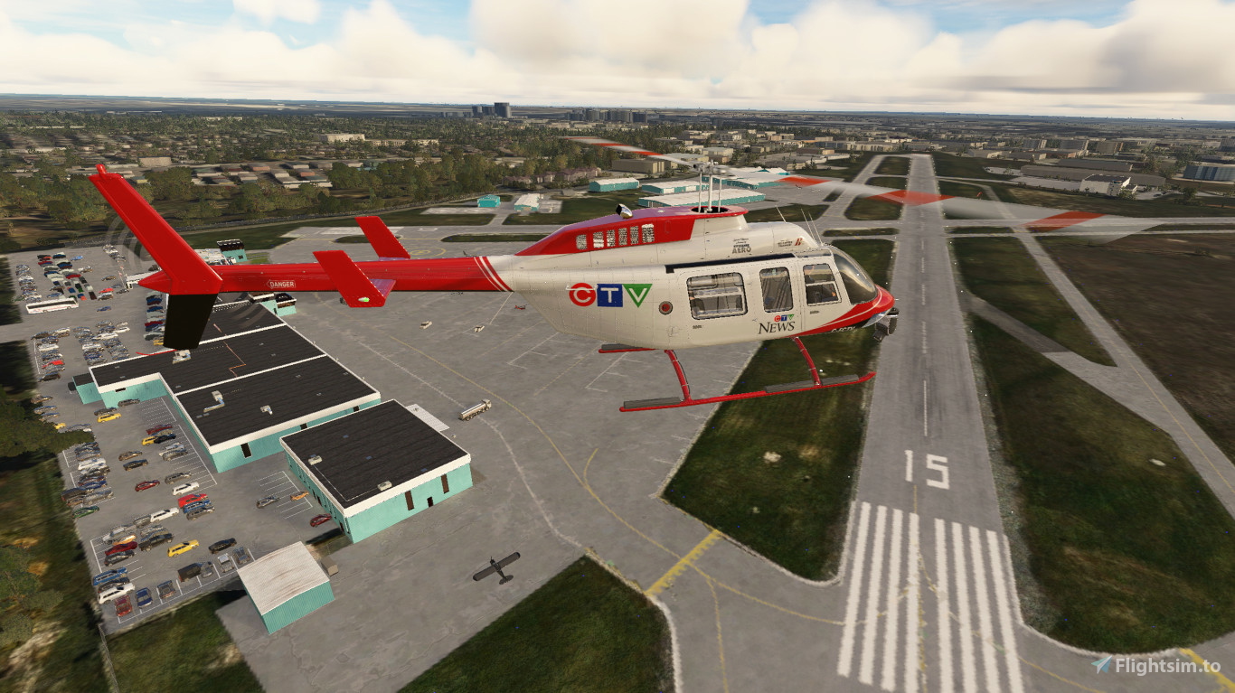 CowanSim Bell 206 LongRanger Livery - CTV News Chopper - Toronto | C ...