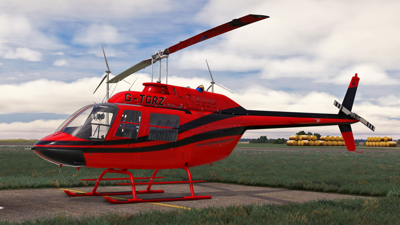 CowanSim B206B3 - G-TGRZ - Tiger Helicopters for Microsoft Flight ...
