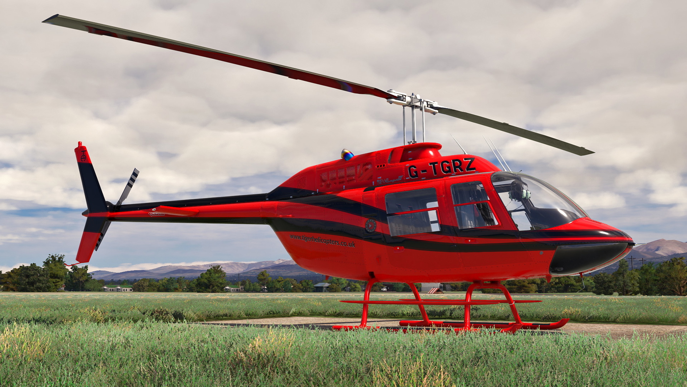 CowanSim B206B3 - G-TGRZ - Tiger Helicopters for Microsoft Flight ...