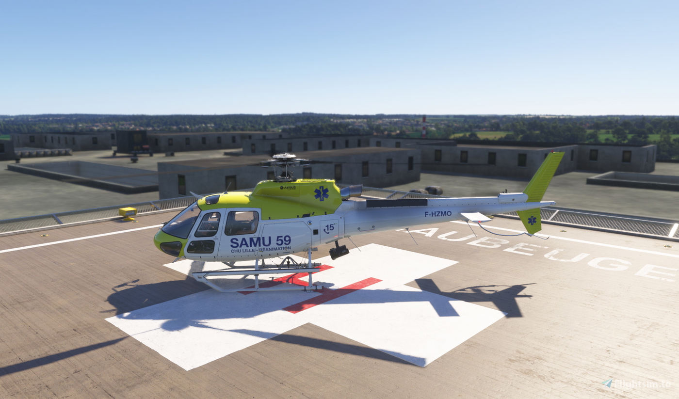 CowanSim H125 SAMU 59 (Fictional) for Microsoft Flight Simulator | MSFS