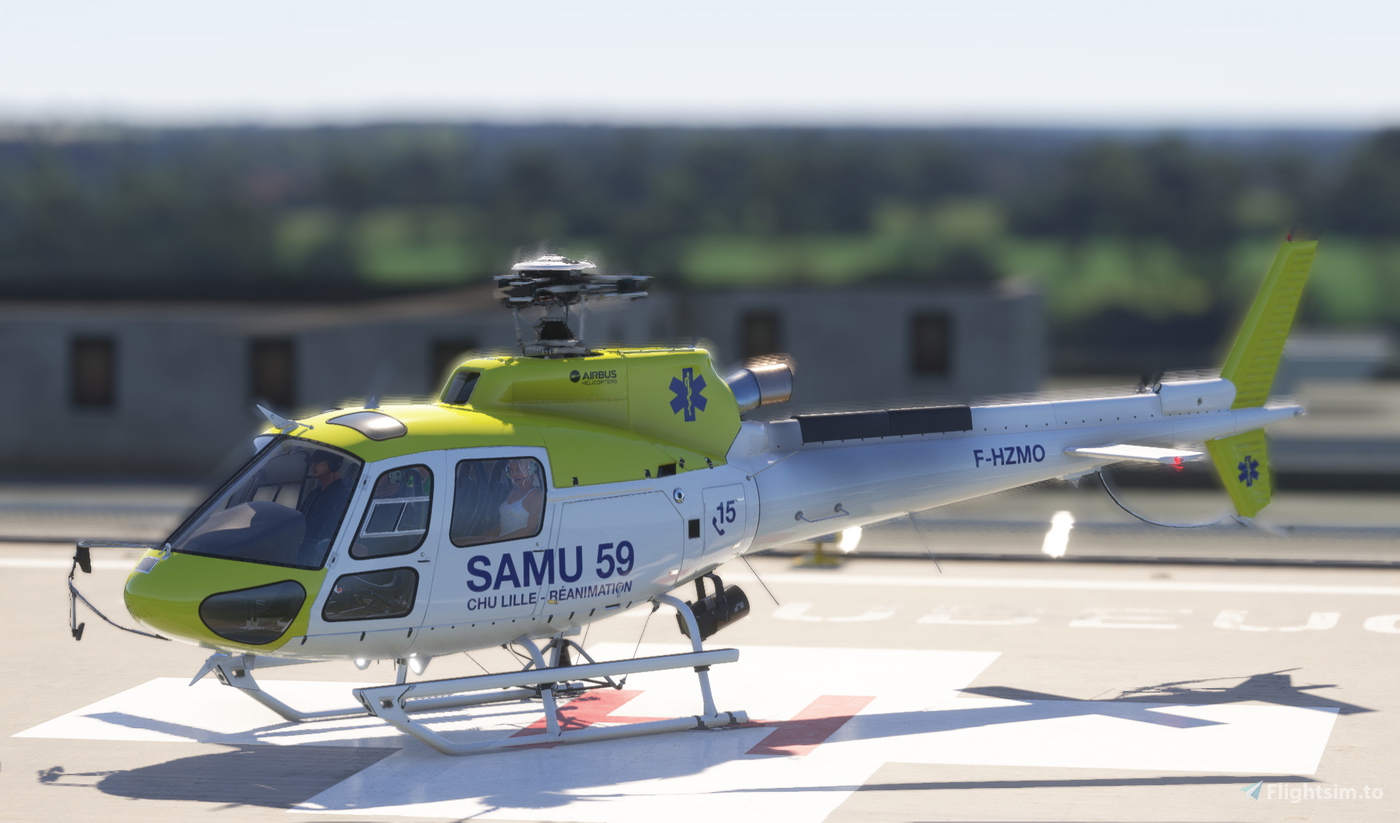 CowanSim H125 SAMU 59 (Fictional) pour Microsoft Flight Simulator | MSFS