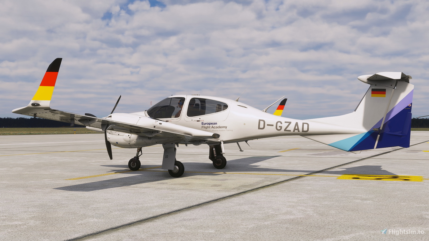 COWS DA-42 VI | European Flight Academy mini fleet pack V2 para Microsoft Flight Simulator | MSFS