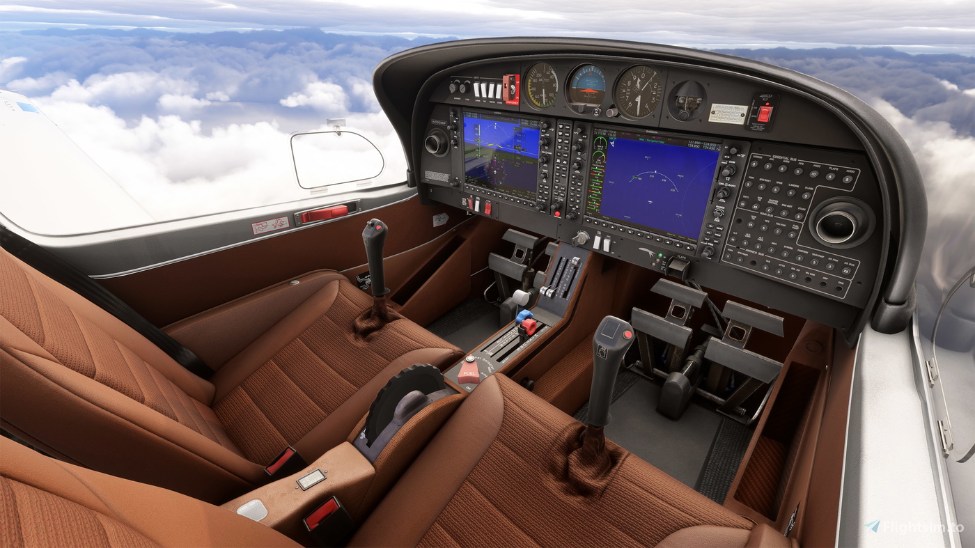 COWS DA40 XLS - N333WF (Dynamic Registration) for Microsoft Flight ...