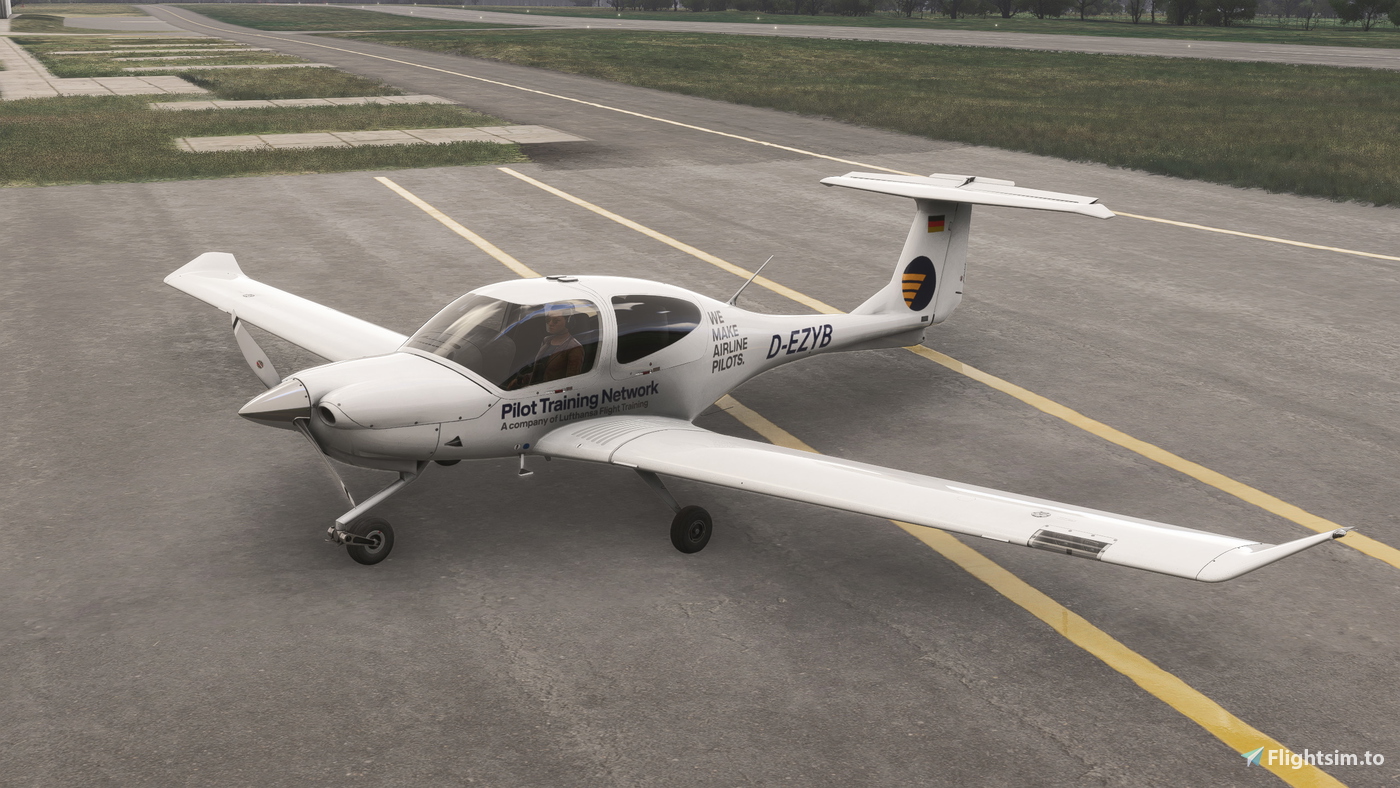 COWS DA40-XLS Lufthansa Flight Training dla Microsoft Flight Simulator ...
