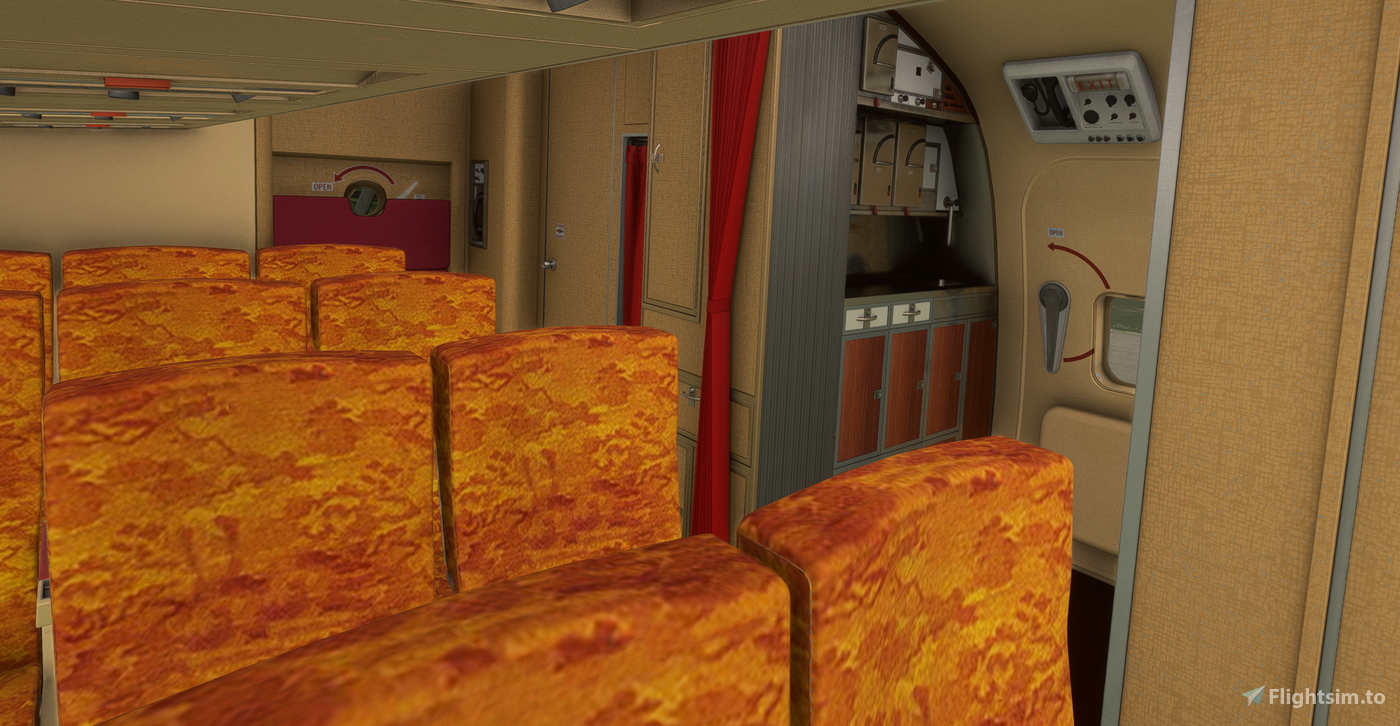 CP Air C-GCPB "Empress of Los Angeles" w/cabin para Microsoft Flight ...