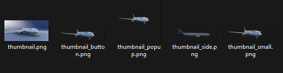 Create Default Thumbnails (MSFS 2024) for Microsoft Flight Simulator | MSFS